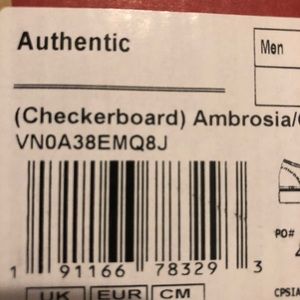 Vans | Shoes | Authentic Checkerboard Vans | Poshmark